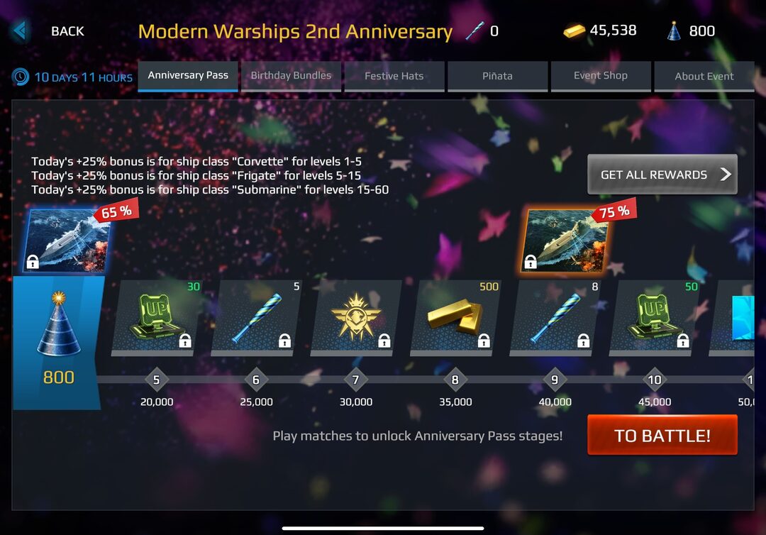 Modern Warships Second Anniversary: Better Rewards but a Harder Event ...