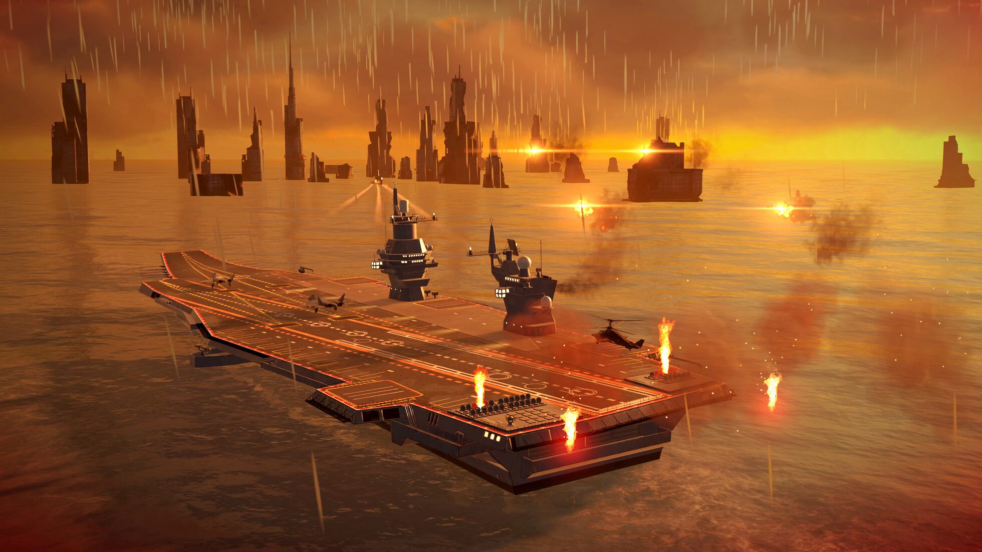 Which assault carrier should you pick? RF Shtorm, USS Enterprise (CVN ...